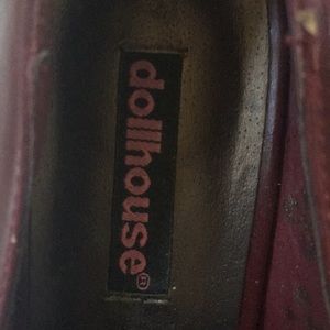 Dollhouse | Shoes | Red Strap Size 9 Heels | Poshmark